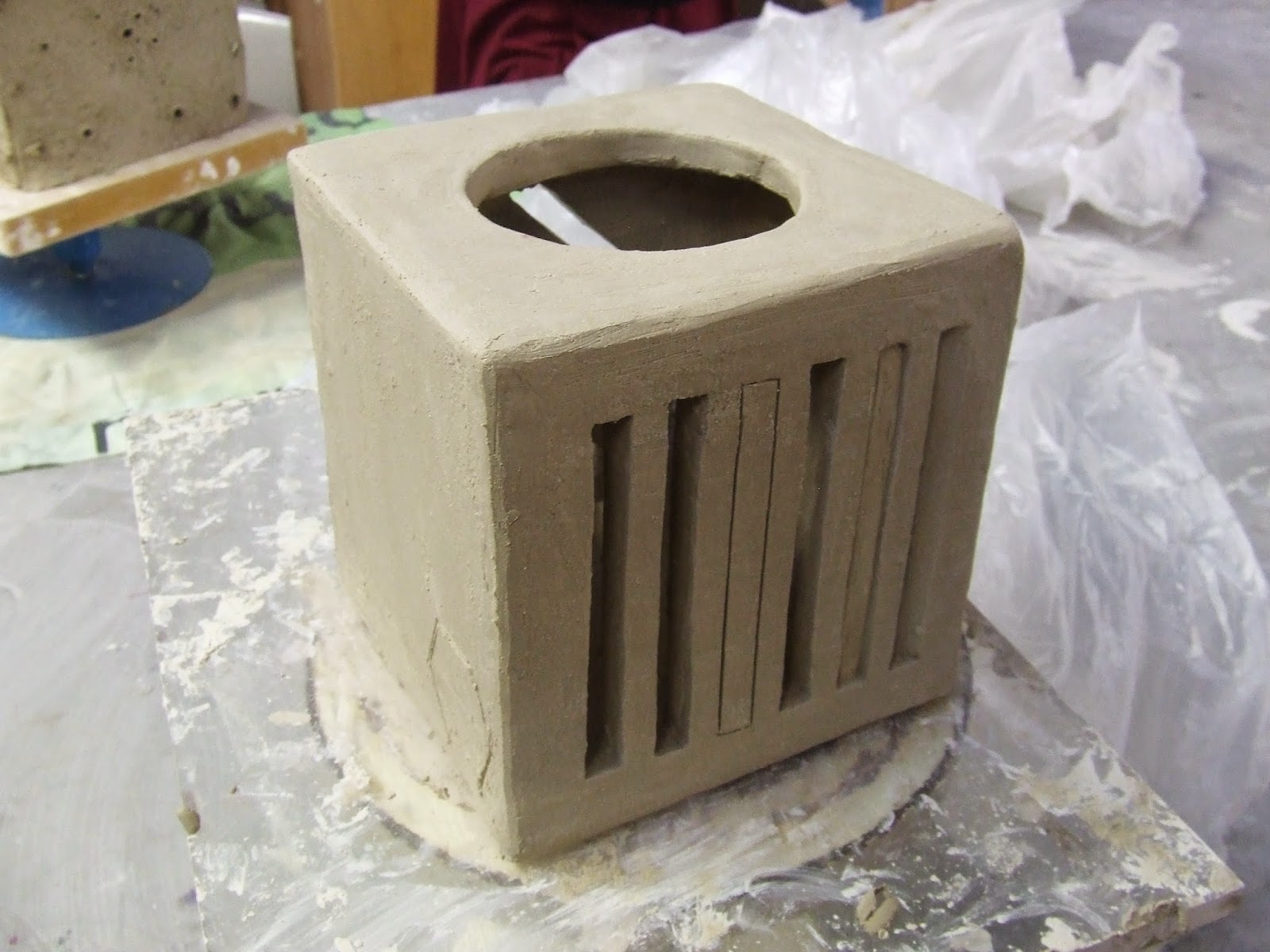 Antonia Dore Projects: Clay and Paper Cubes