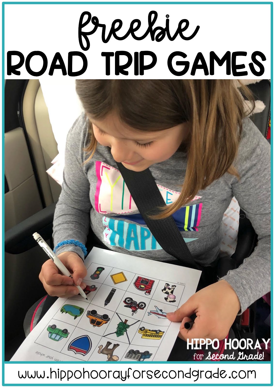 Keeping School-Aged Kids Busy on Road Trips - Hippo Hooray for Second ...