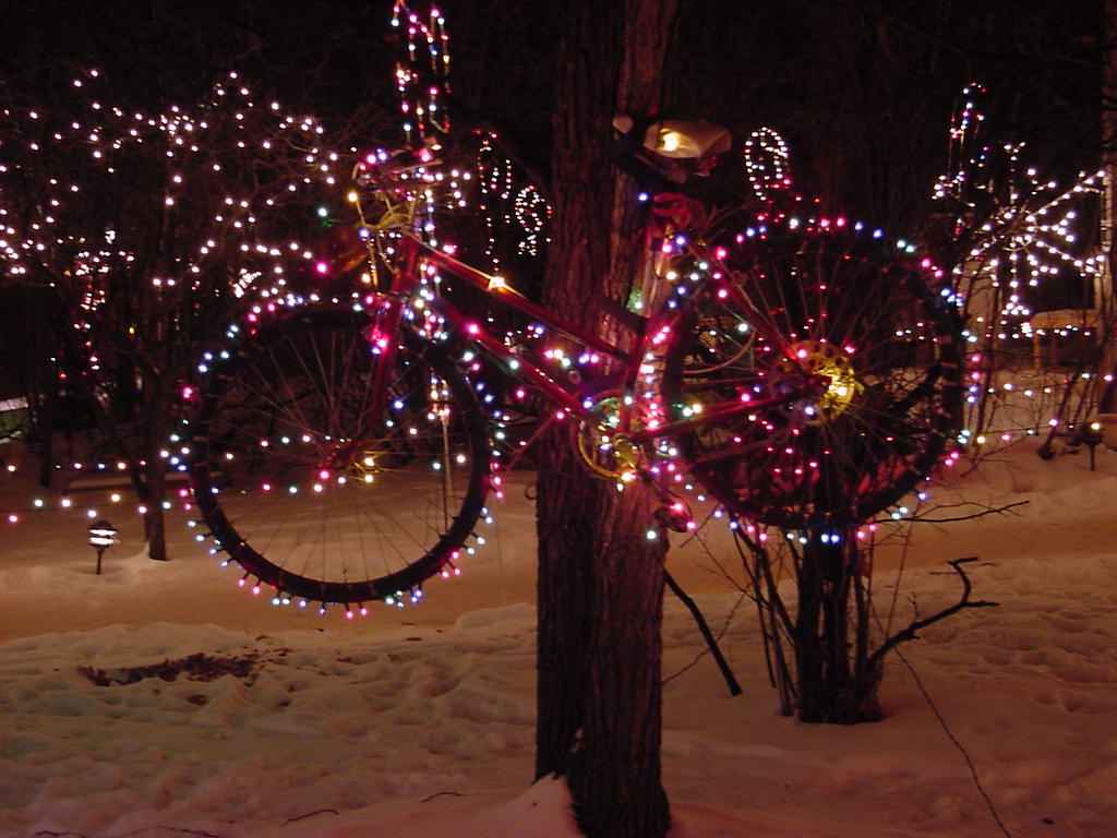 Midlife Cycling: Christmas Bikes And Trees