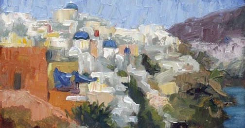 Where ART Lives Gallery Artists Group Blog: Greece Plein Air Painting ...