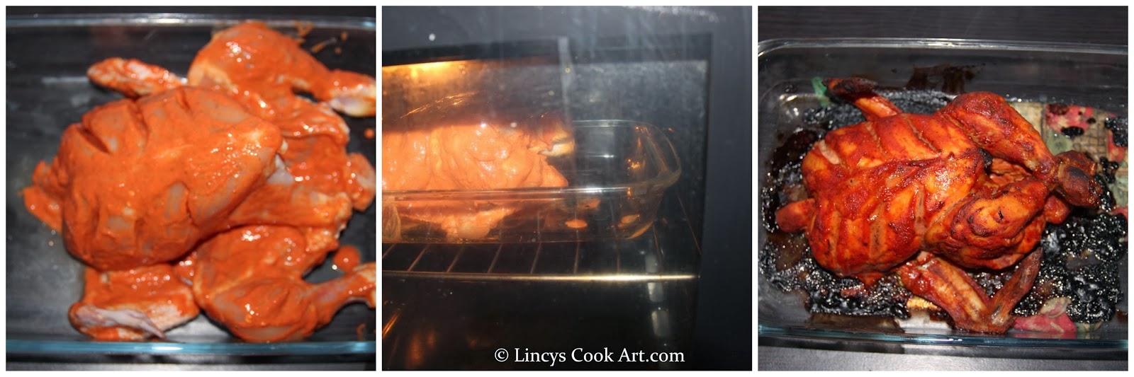 Tandoori Chicken/ Tandoori Murghi ~ Lincy's Cook Art