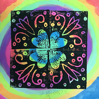 Elements of the Art Room: 5th Grade Radial Printmaking