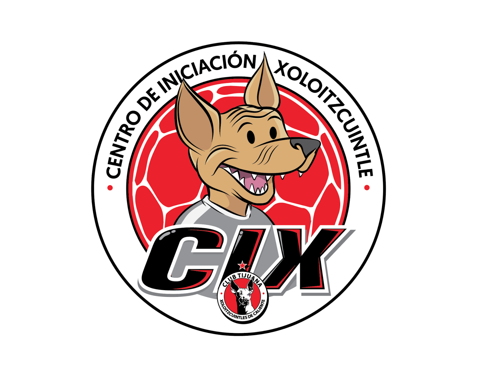CLUB TIJUANA XOLOITZCUITNLES DE CALIENTE: CIX LOGO