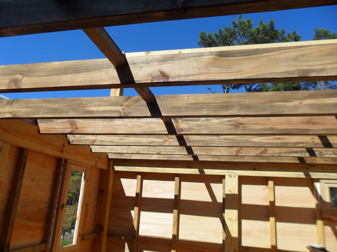 Construcción de un taller con entramado de madera: Construcción de ...