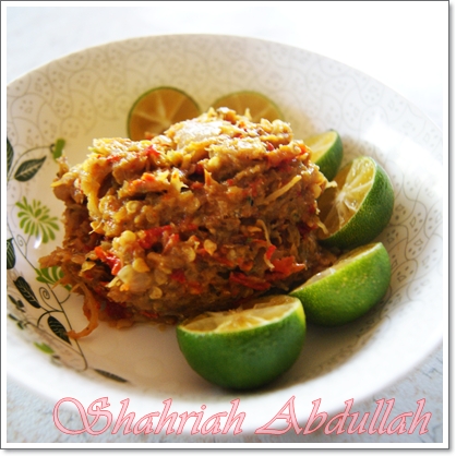 The Writer's CooKING!: SAMBAL IKAN BILIS CILI PADI BERAPI