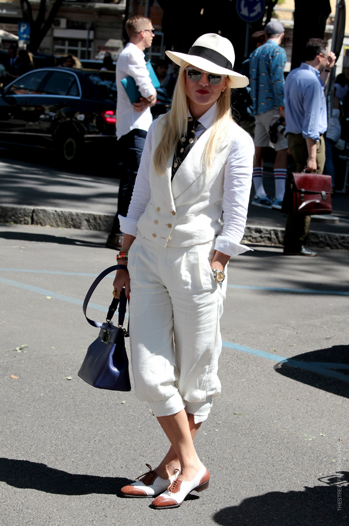 Thestreetfashion5xpro: In the Street... Mannish style, Milan & Paris