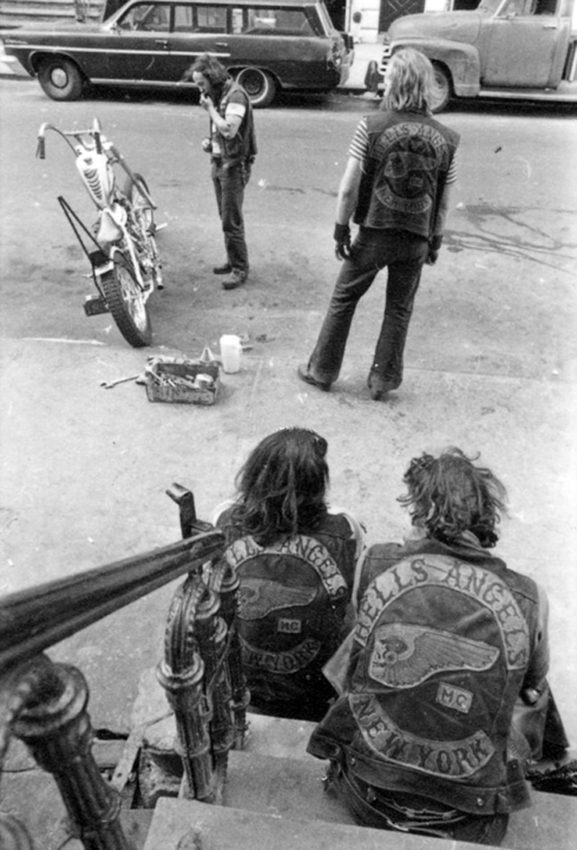 Hells Angels Ride the Big Apple ~ Riding Vintage