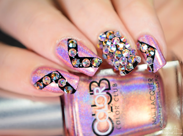 Simply Nailogical: Crystal bling nails with the Crystal Katana