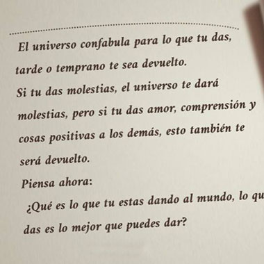 Imágenes con frases: Dar - Recibir