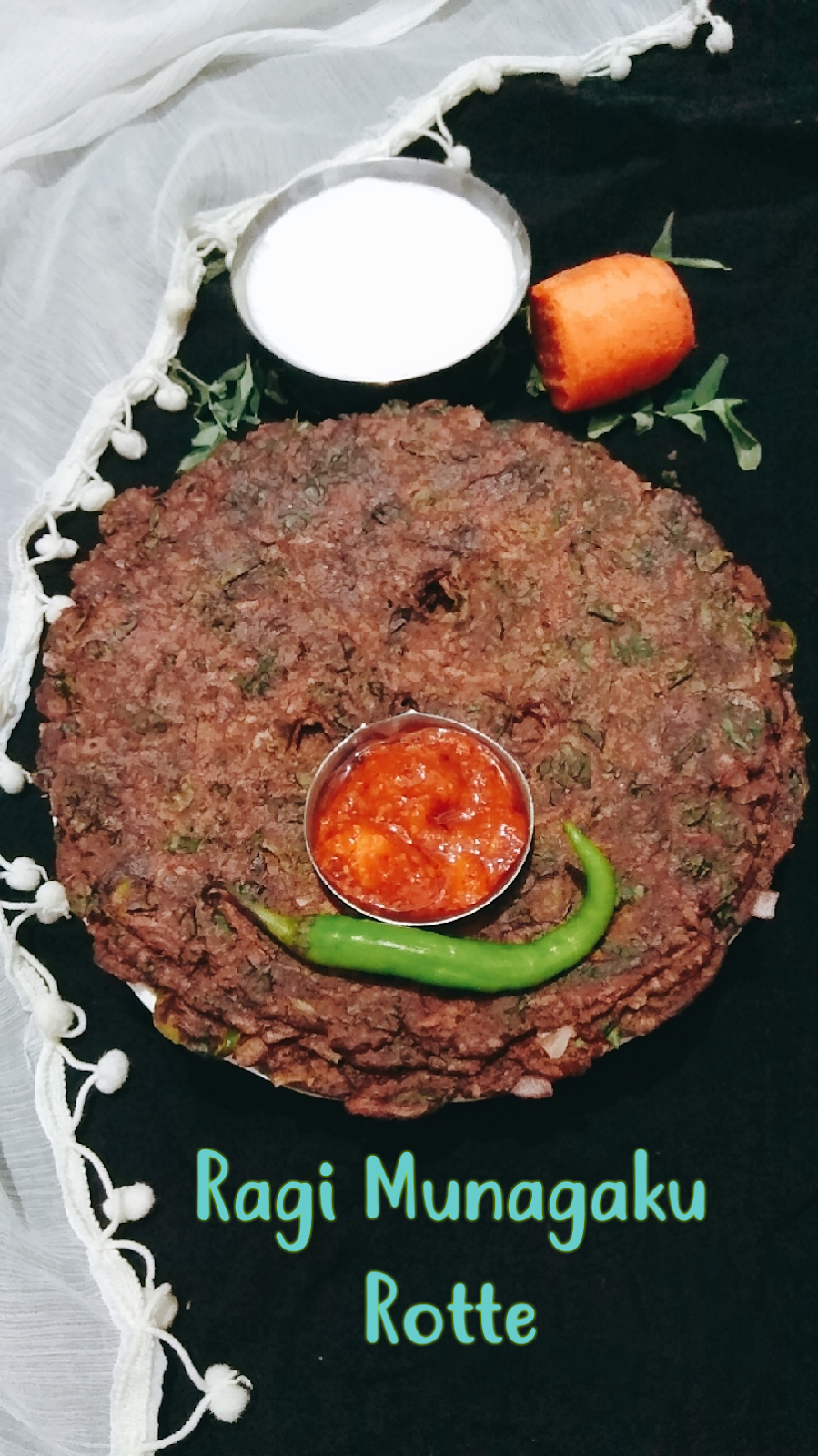 Vasusvegkitchen: Ragi munagakku rotte, Ragi Drumstick leaf Thalipeeth ...