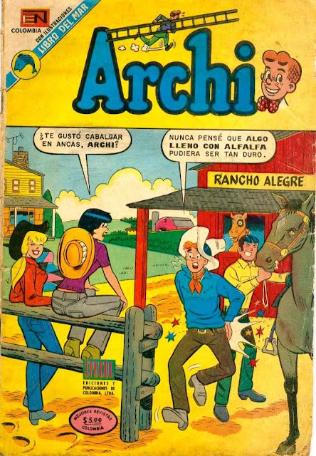 Archie y las aventuras de unos adolescentes.
