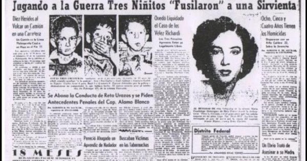 -: Jugando a la guerra tres niñitos “fusilaron” a una sirvienta