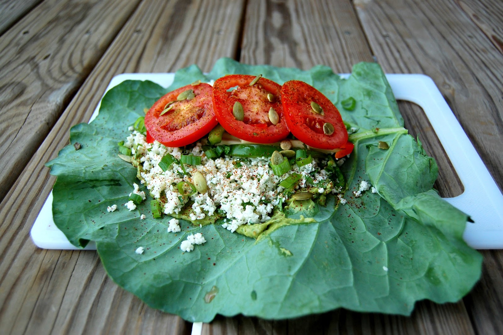 The Split Plate: Brad's 7 Day Raw Challenge - Day 1: Simple Raw Burrito