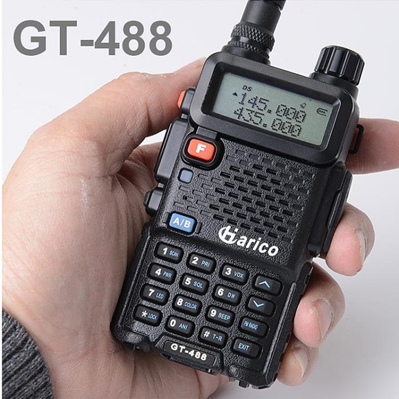 GT-488 HIGH POWER w/Scrambler 136-174/400-480mhz Ham radio FREE ANTENNA