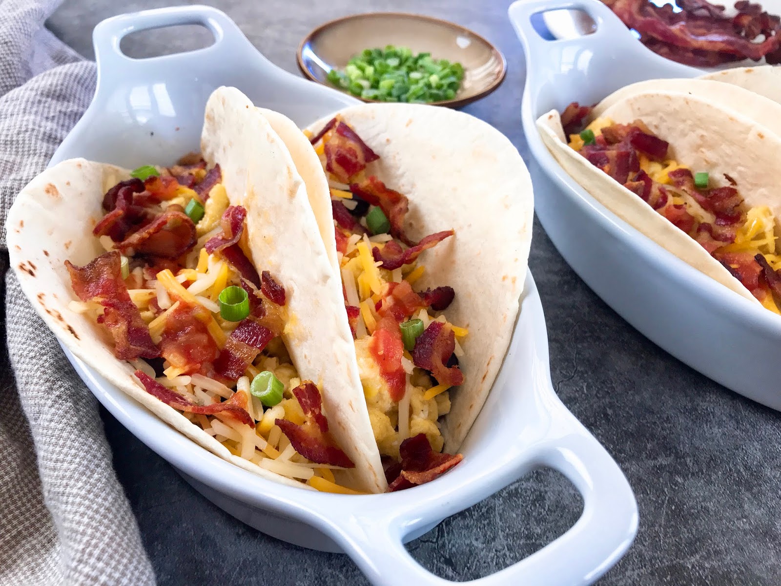 Loaded Breakfast Soft Tacos