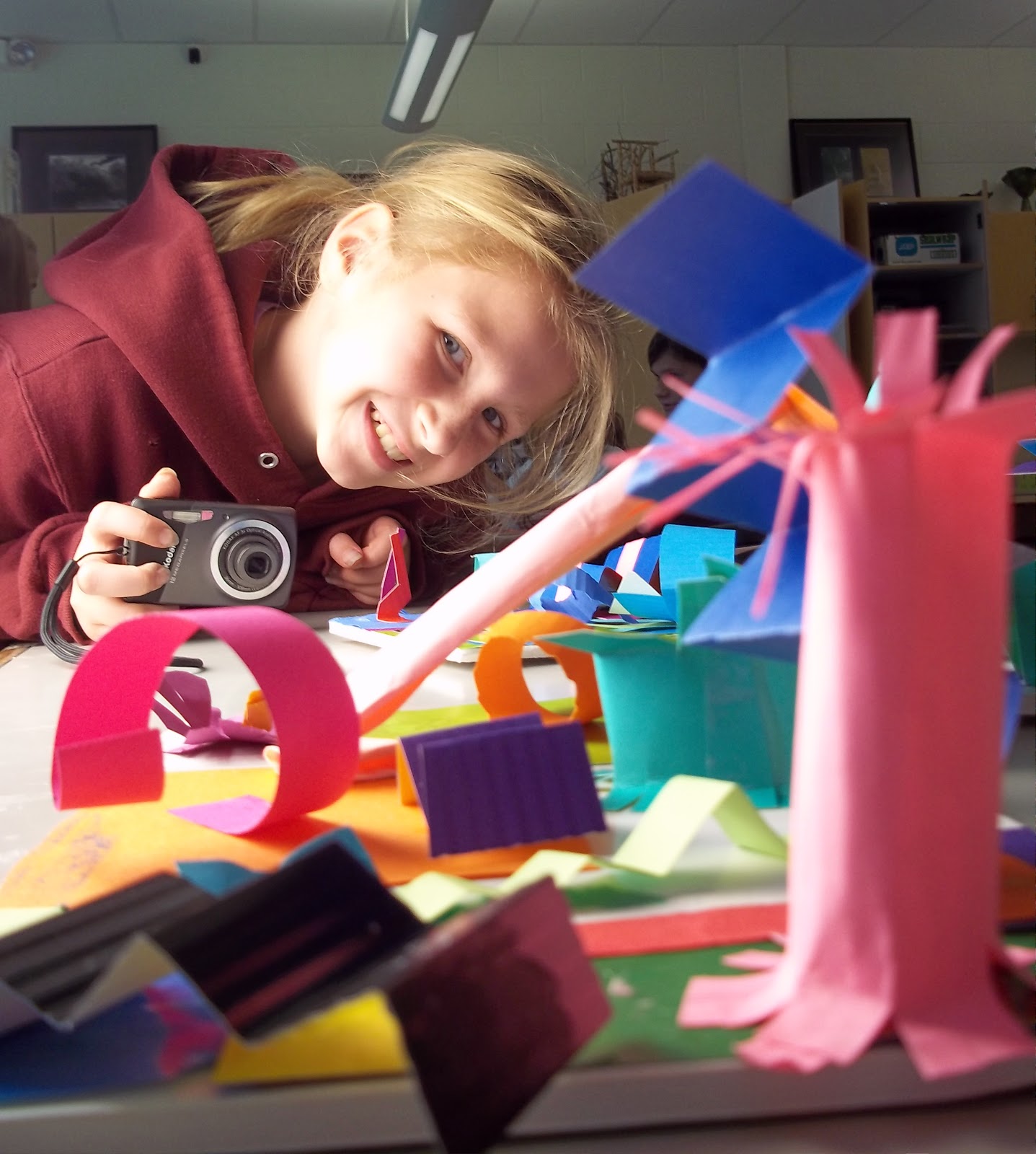 Monument Valley Regional Middle School Art Class: Paper Sculptures 5th ...