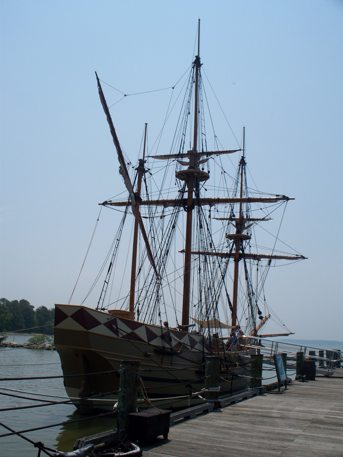 Koogle's Korner: Jamestown Settlement - Three Ships