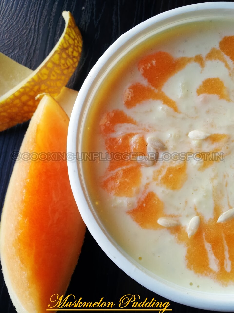 Flavors from my kitchen !: Muskmelon Pudding