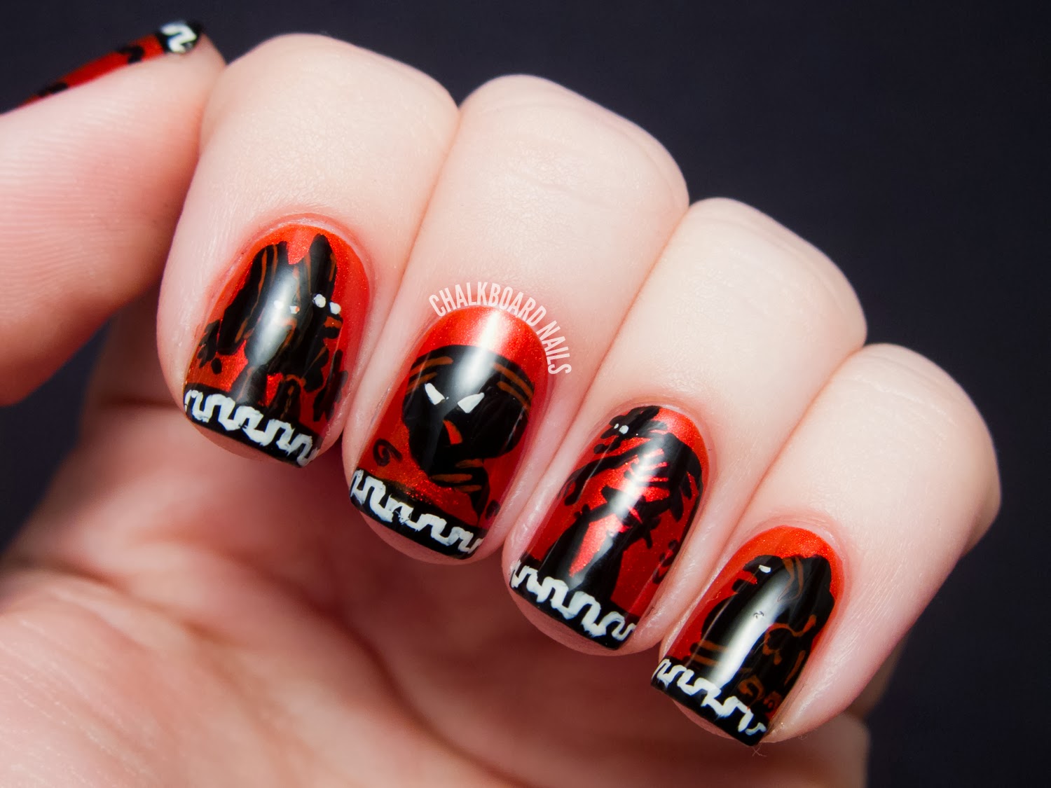 31DC2013 Day 23: Inspired by a Movie (Hercules) | Chalkboard Nails ...
