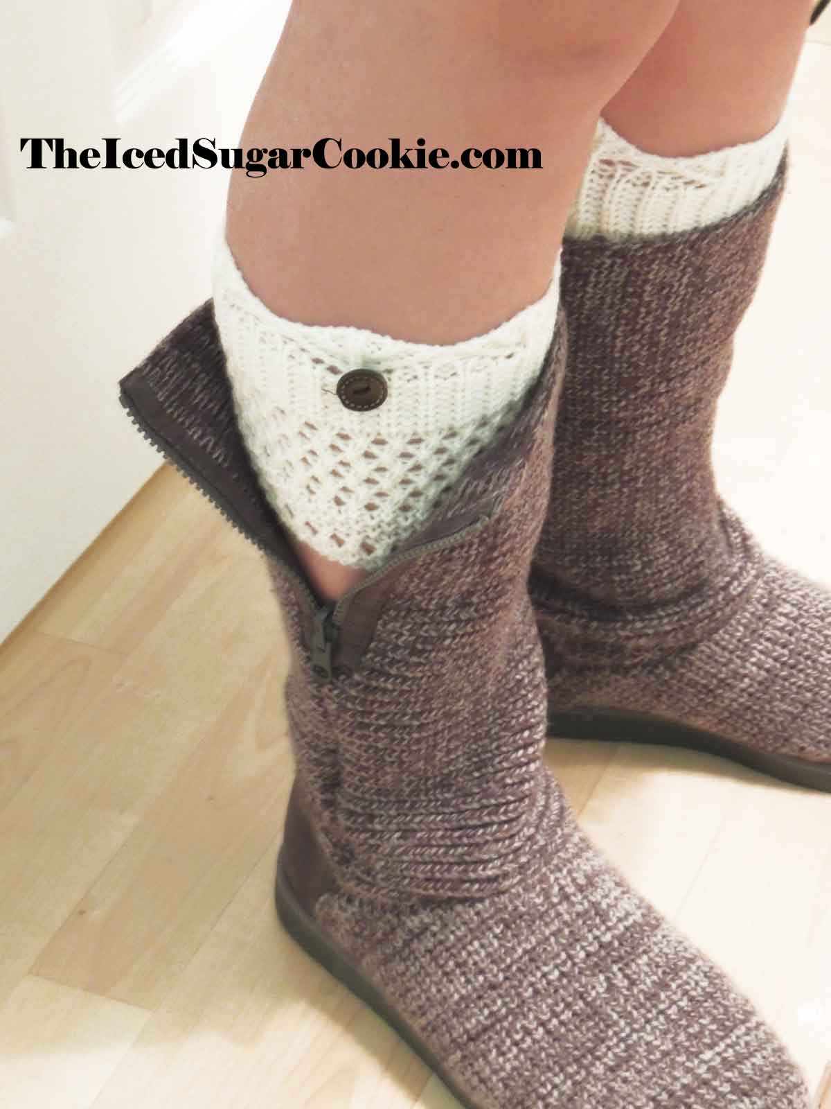 Glitter Lambs: $5 Boot Sock Cuffs - How Can You RESIST?!?