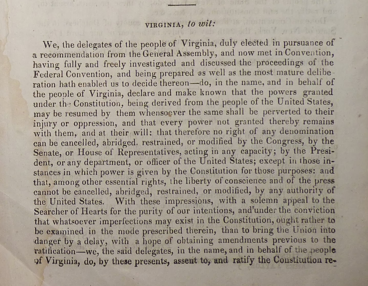 United States Constitution of 1787