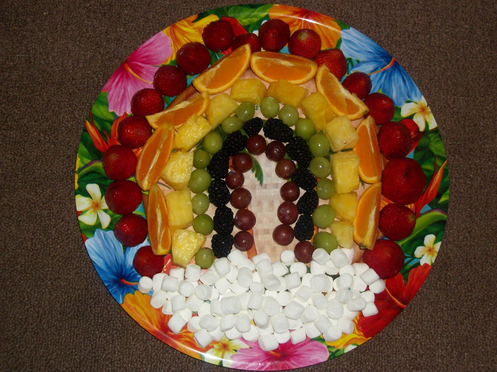 Building Rainbows: Rainbow Fruit Platter