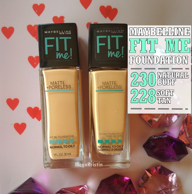 MAYBELLINE FIT ME FOUNDATION 230 NATURAL BUFF vs 228 SOFT TAN REVIEW ...