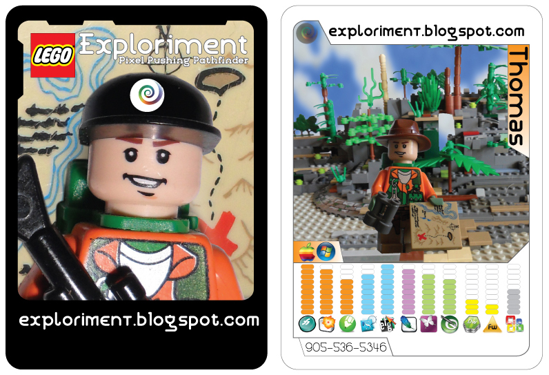 Exploriment: Custom Lego Playing Card
