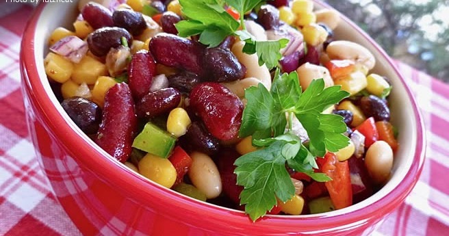 Summer Kidney Bean and Corn Salad ~ Cook more