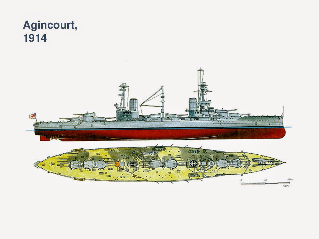 ~Stringbags and Rattleboxes~ : HMS Agincourt (1913)