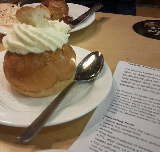 Little Red Dot Diaries: Sweden Easter Food - Semla from IKEA
