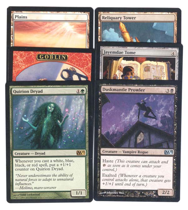 Magic the Gathering Adventures: M13 fat pack: all the cards