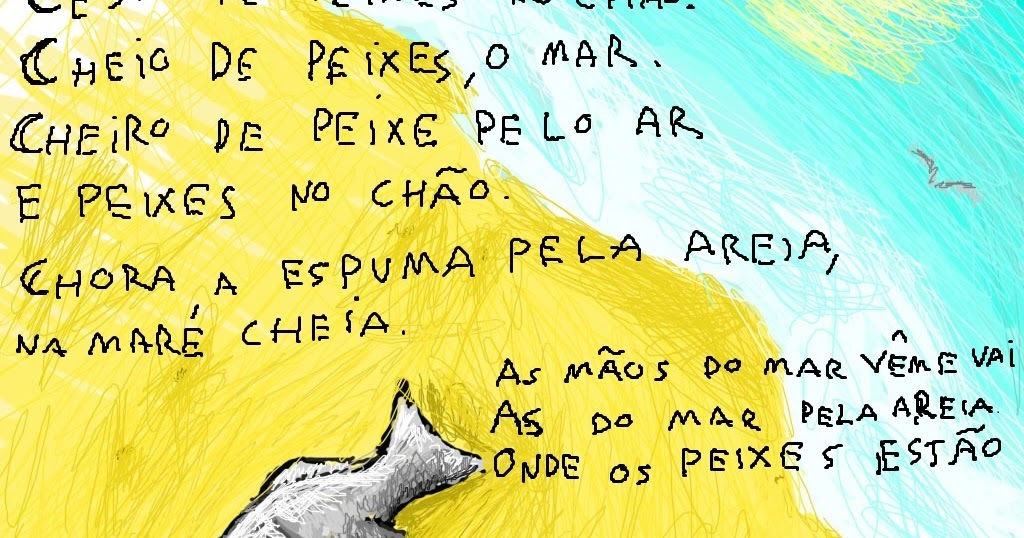 Um desenho para cada dia.: Pescaria (Poema de Cecília Meireles)