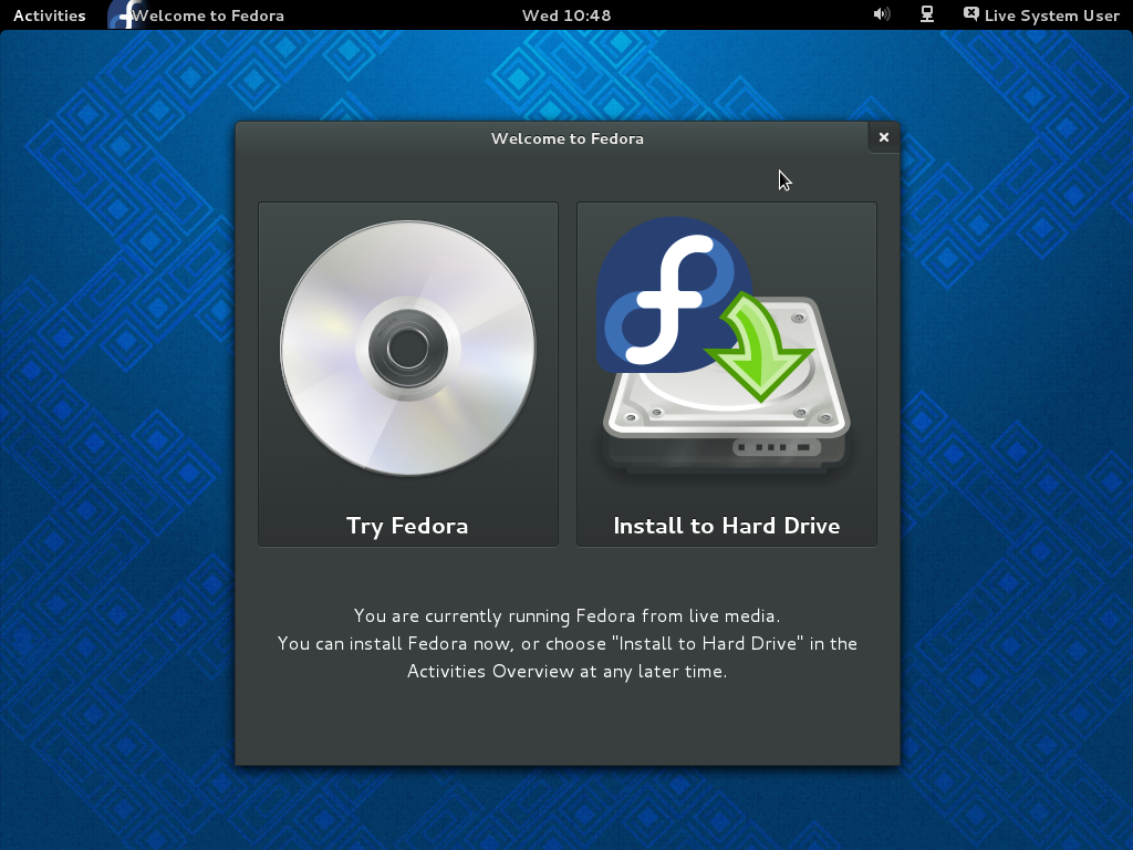 Installation Guide for Fedora 20