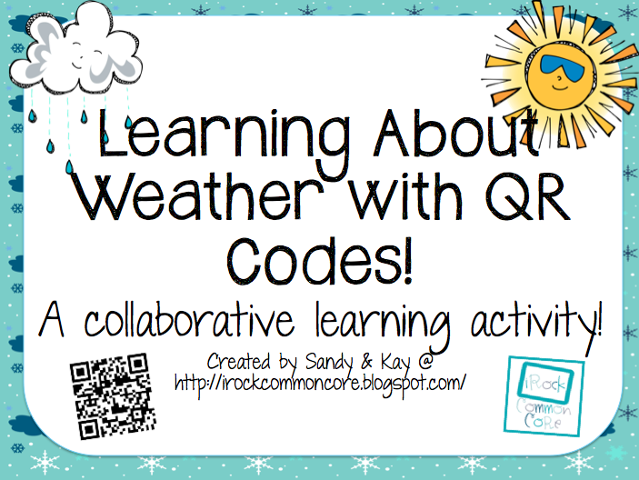 Learning All About Weather with QR Codes {FREEBIE} - Hello Sandy Patterson