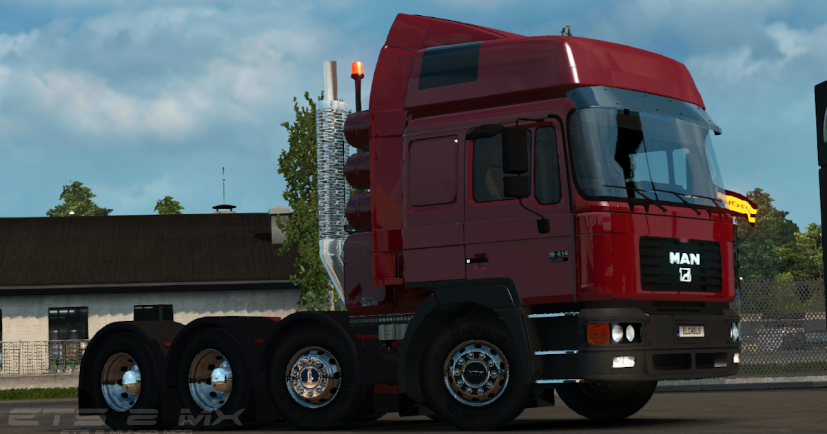 (Tractocamión ETS 2) MAN F2000 19.604 8×4 - ETS 2 Mundo Mod