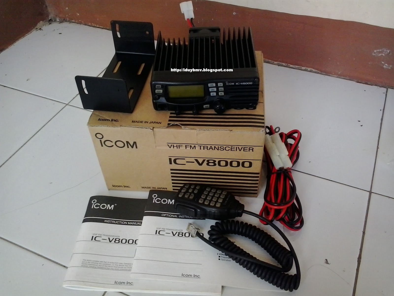 iduybmv: Di jual RIG ICOM V8000 MULUS komplit