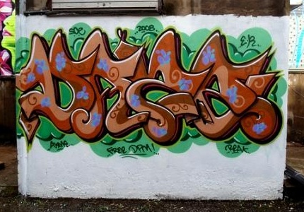 Chocolate Bubble Stack Graffiti Alphabet Letters | Digital Graffiti