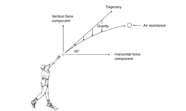 What are the optimal Biomechanics when performing a Basketball free throw?