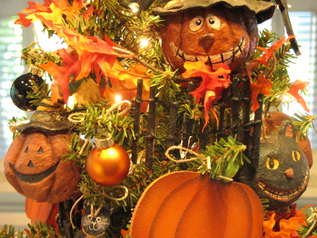 Country Creations By Denise: New Starlight Pumpkins Halloween Tree