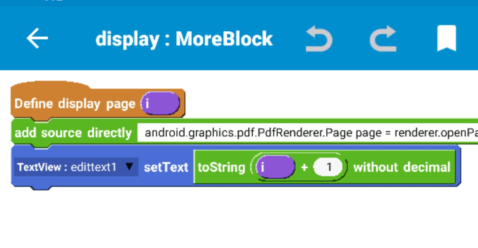 Create a PDF reader android App in Sketchware