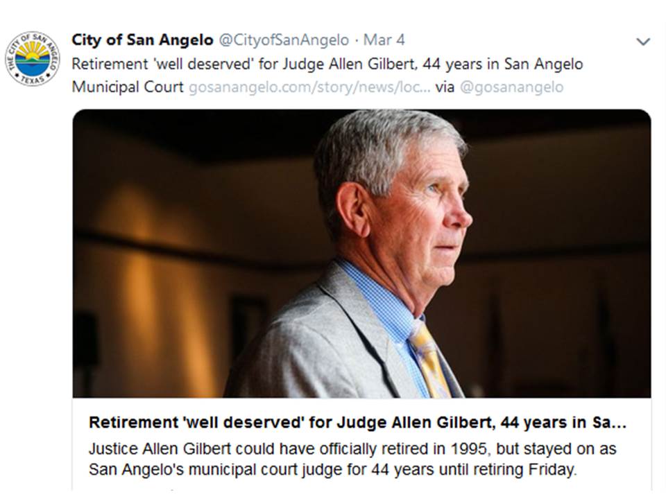 State of the Division: No Fanfare or Presentation for Rehiring of Judge ...