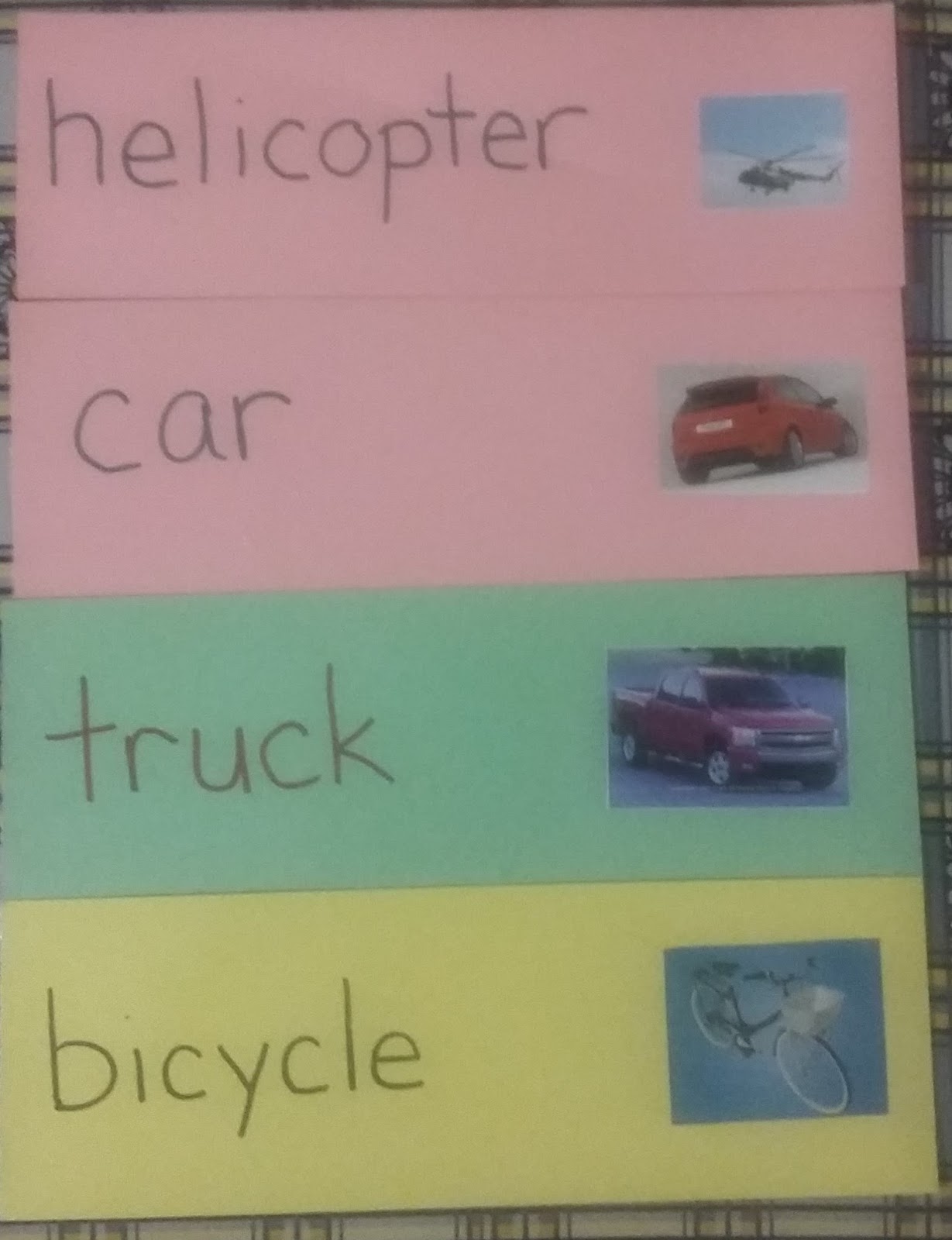 Word Cards You Can Make at Home!