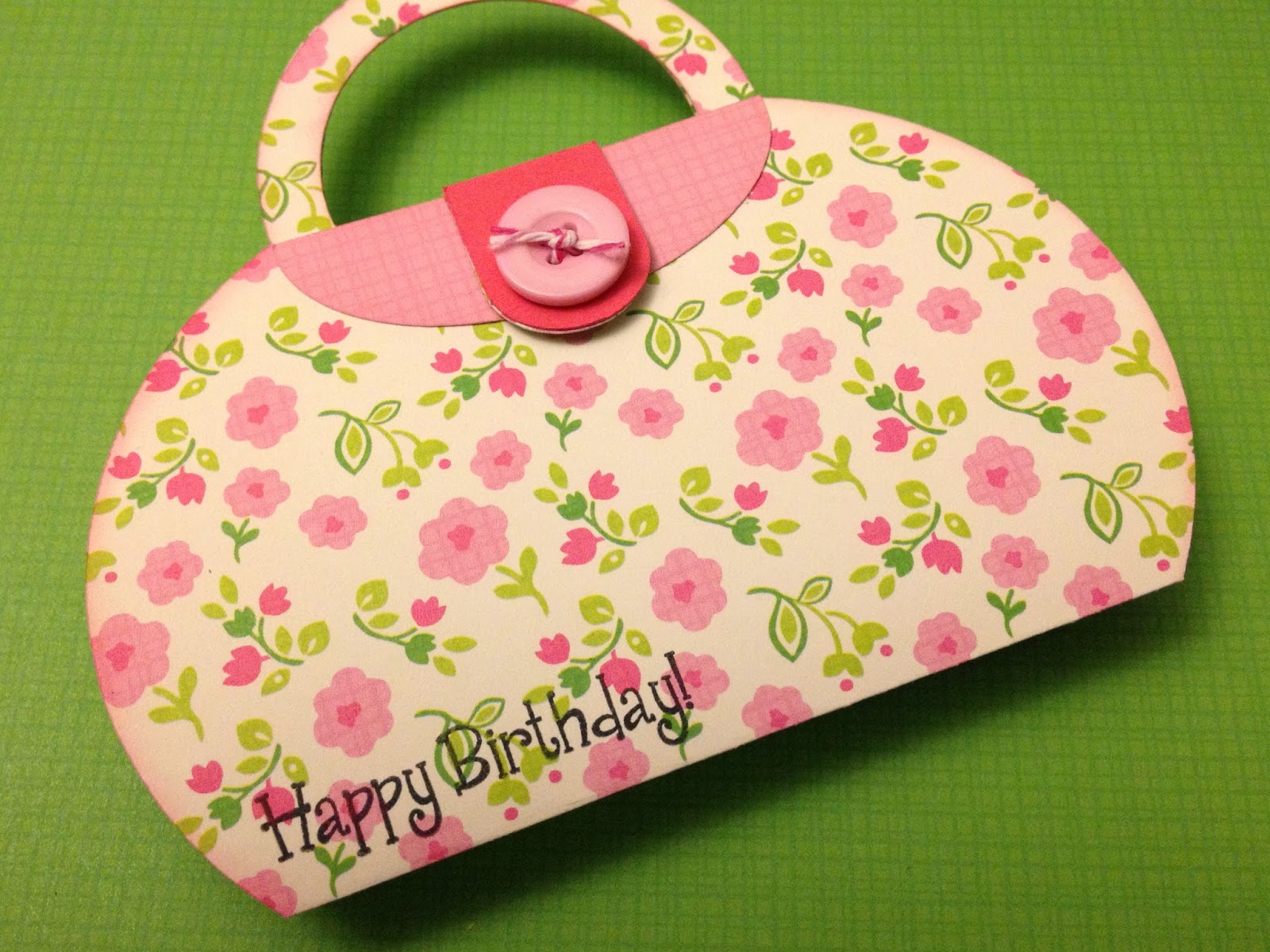 Pretty Paper, Pretty Ribbons: Pretty Purse Birthday Gift Card Holder