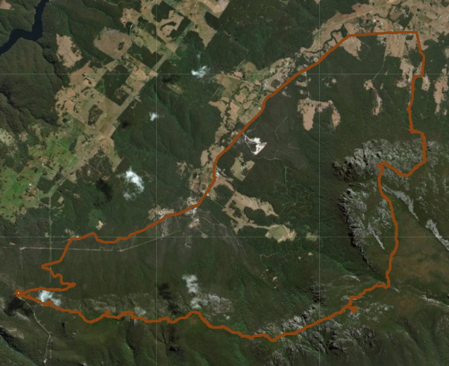 Mountains: Mt Roland, Mt Vandyke, Mt Claude Lookout, Tas, Australia