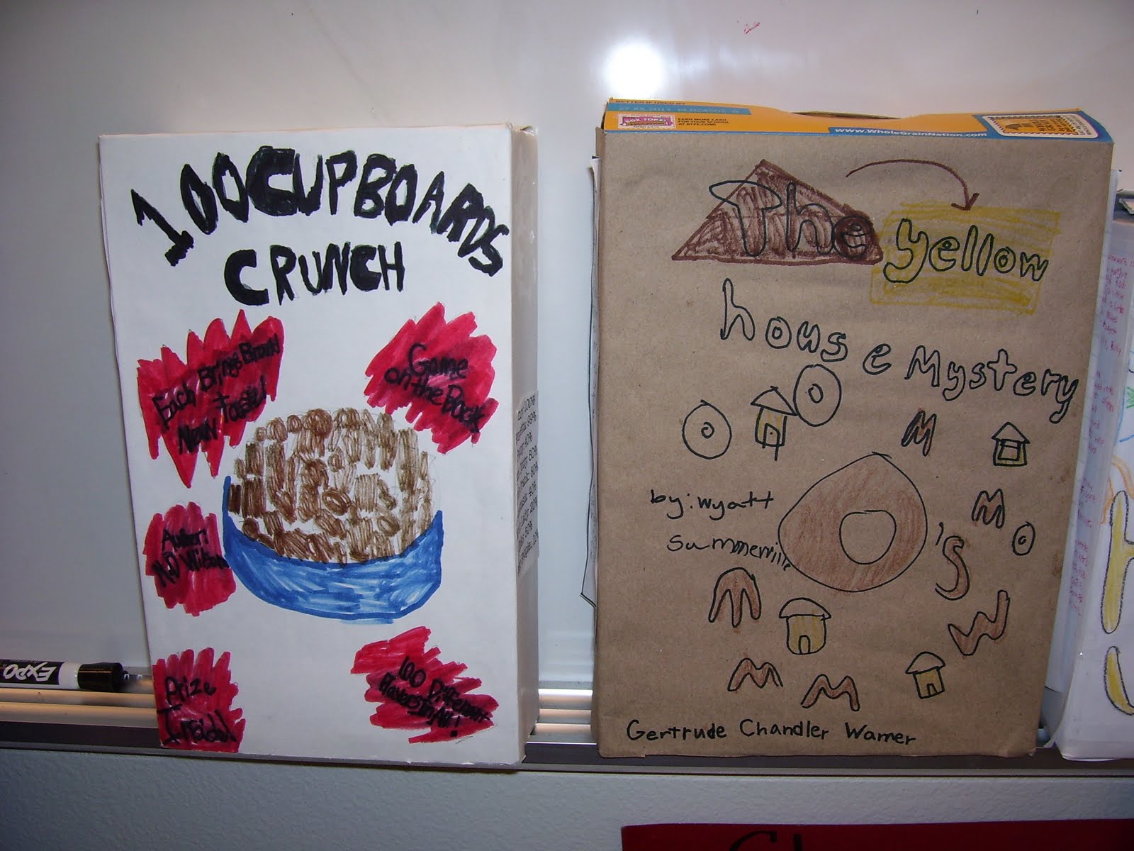Flying High with Ms. Flores: Cereal Box Book Reports