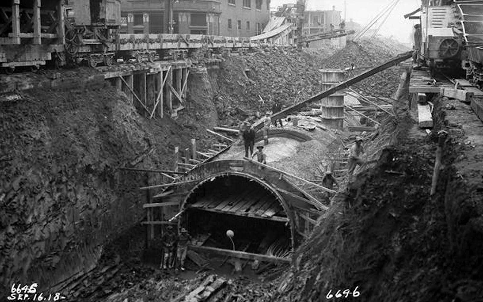 Industrial History: MWRD: Interceptor Sewer Construction