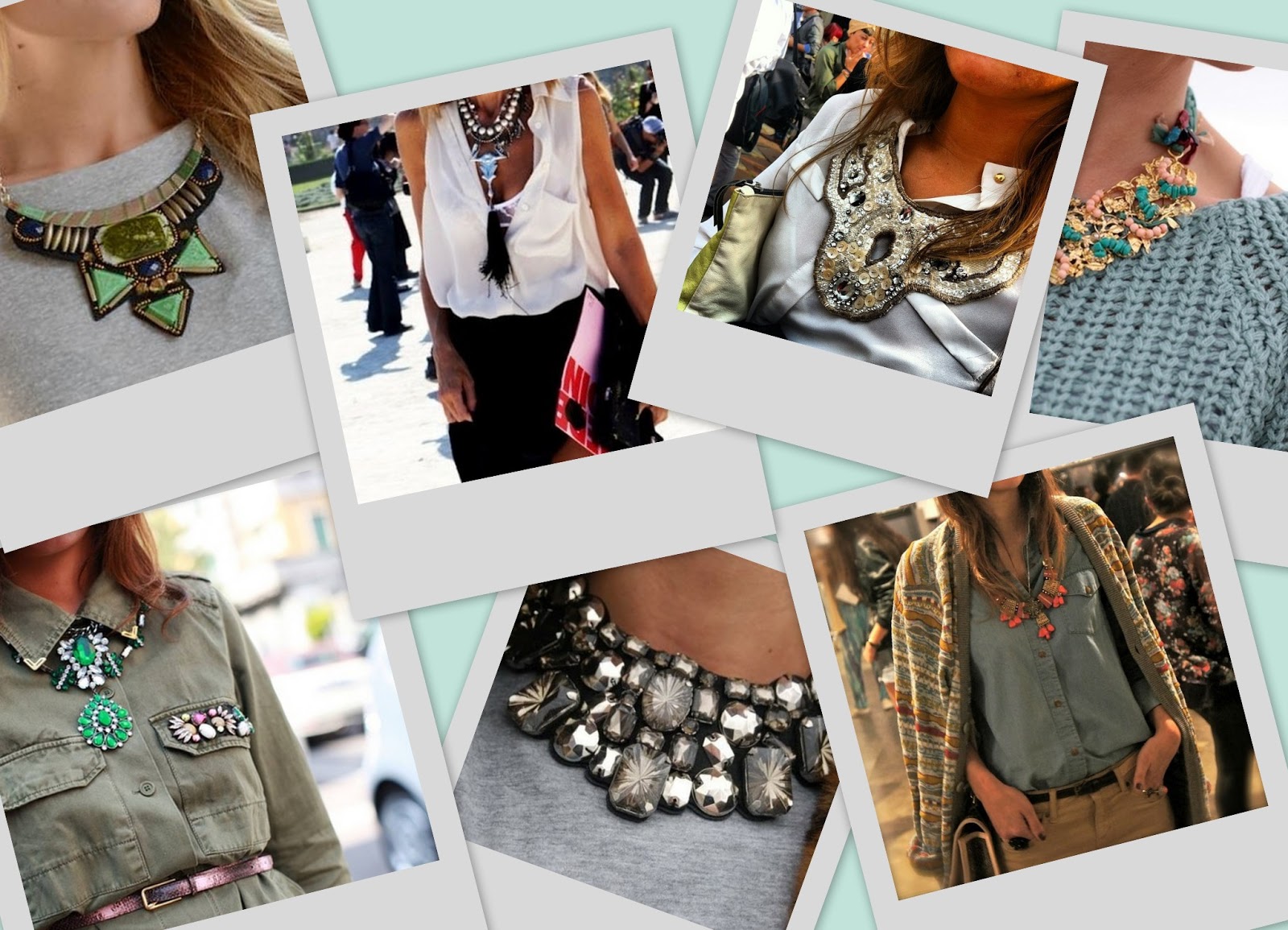 Nieve en Noviembre: Decora tu cuello a lo grande: ¡¡Maxi Collares!!