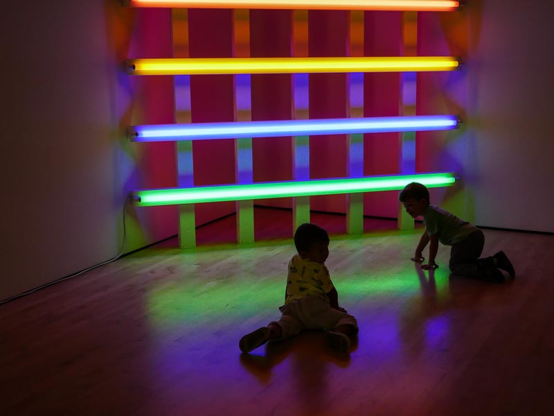 Victor Bloomfield Photo: SFMOMA: Dan Flavin Neon