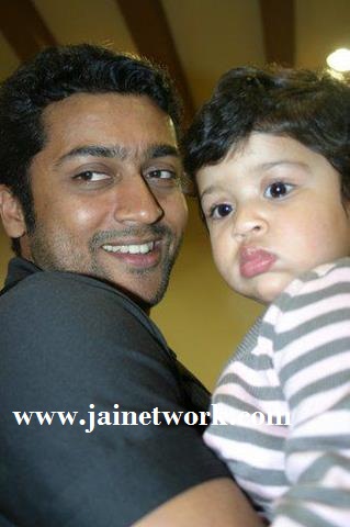 Actor Surya With His Son Dev, Daughter Diya Latest Rare Family Photos ...